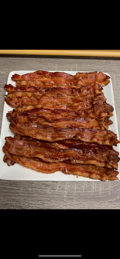 Hickory and Mesquite Smoked Layout Bacon, Thick Cut - (15 LB Case ...