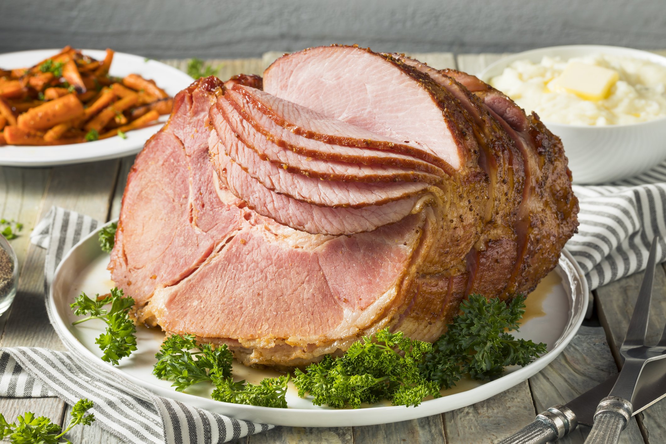 Smoked Carving Ham 15 LB Average Valu Foods