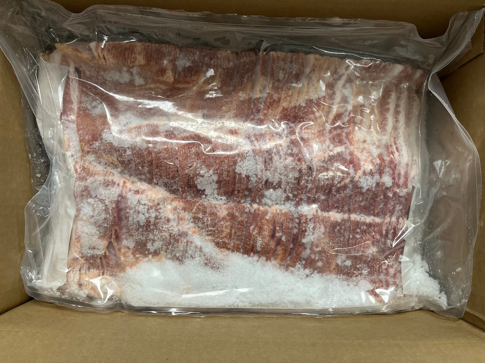 Thick Sliced Hardwood Naturally Smoked Sliced Slab Bacon 15 LBS - Valu ...